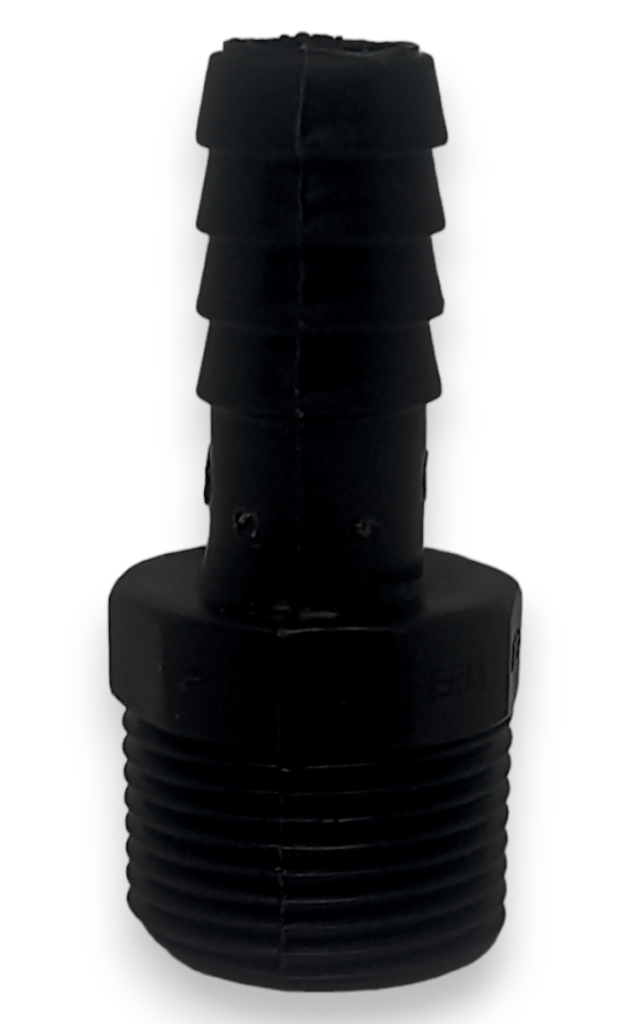 Espiga para manguera de 1/2 rosca macho – Hidroponia